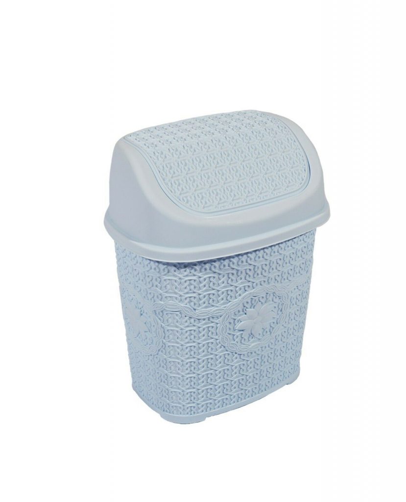 Plastic Laundry Bin Clothes Washing Basket Toilet Brush Dustbin - OMS ...