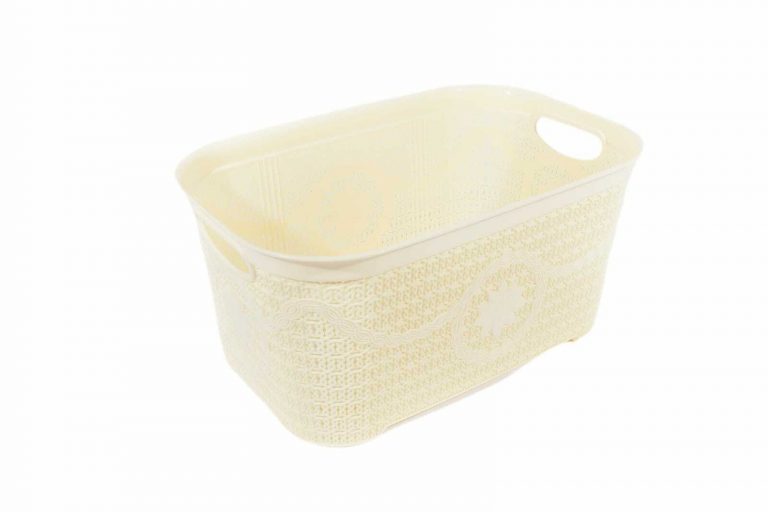 Plastic Laundry Bin Clothes Washing Basket Toilet Brush Dustbin - OMS ...